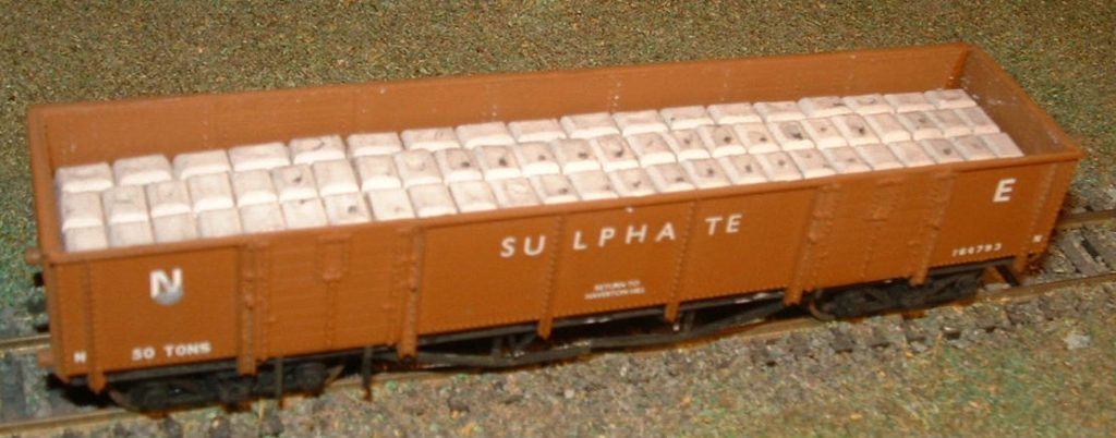 SACKS LOAD – SULPHATE WAGON OO – Ten Commandments